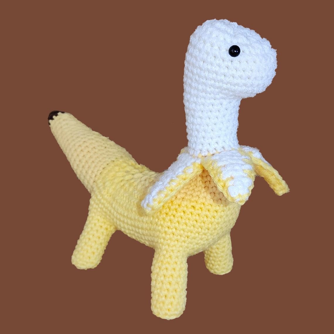 Bananasaurus Crochet Pattern, Crochet Dinosaur, Dinosaur, Crochet ...