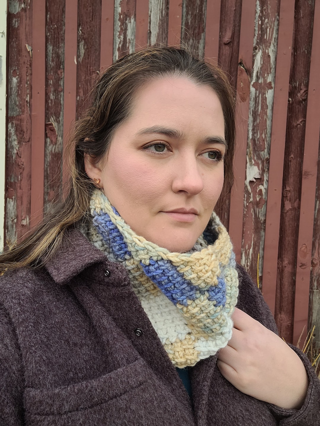 Entrelac Cowl - Etsy
