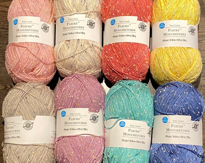 Loops & Threads Flecks Yarn 300g - Etsy