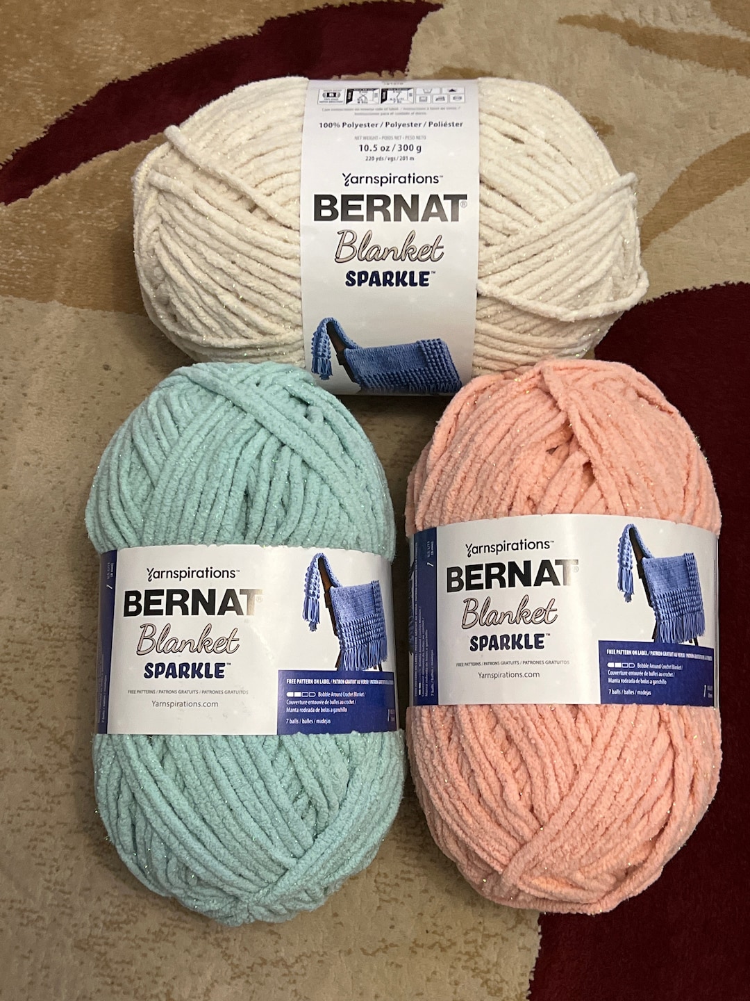 Bernat Blanket Yarn Sparkle 300g - Etsy