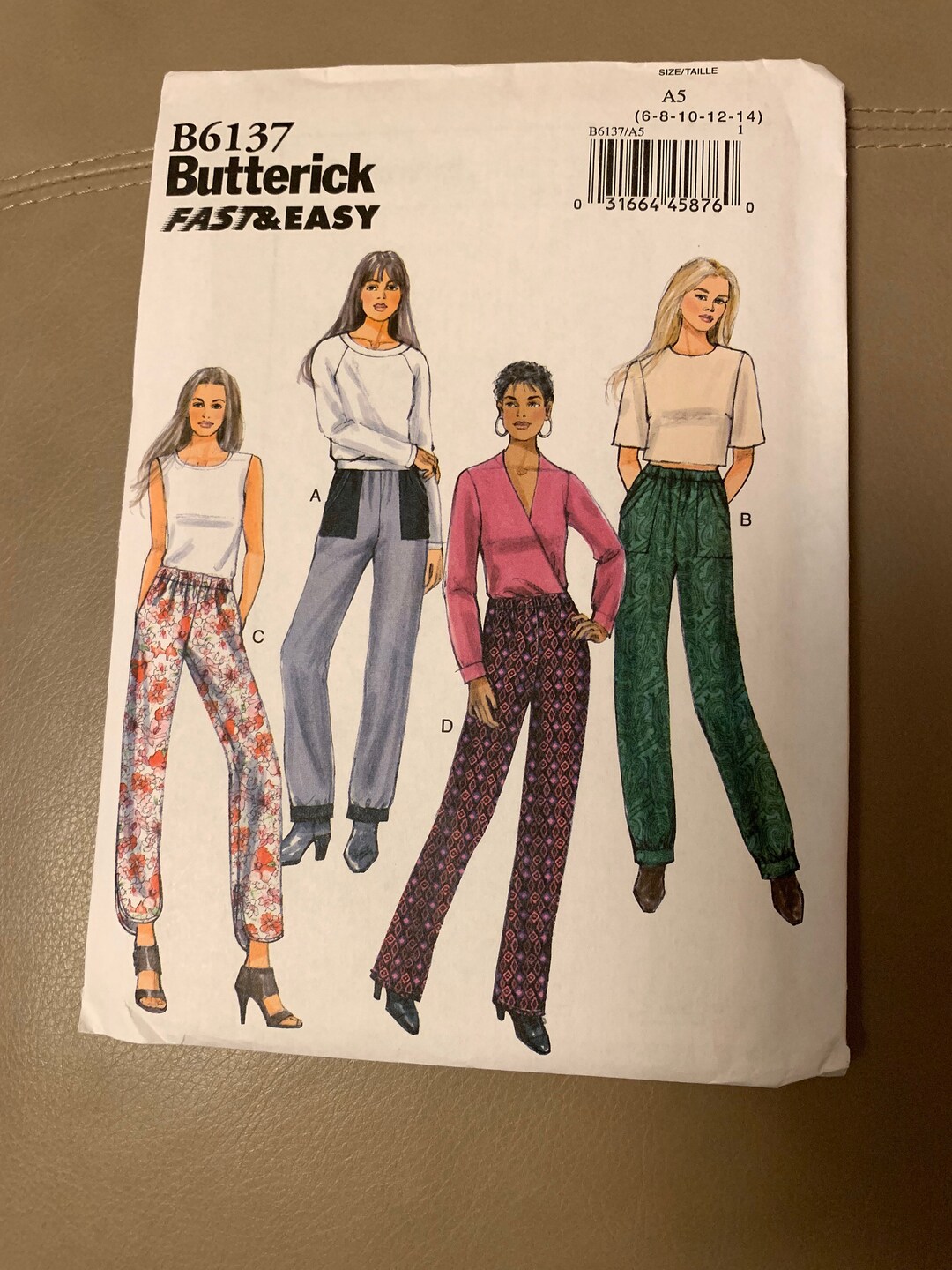 Sewing Pattern Butterick Pattern #B6137 - Etsy