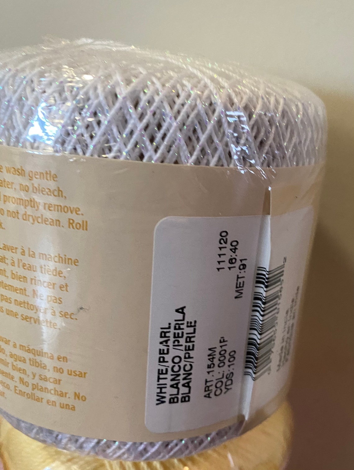 Aunt Lydia's Metallic Crochet Thread Size 10 | Etsy