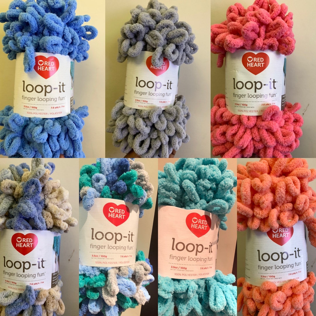 Red Heart Loop It Yarn - Etsy