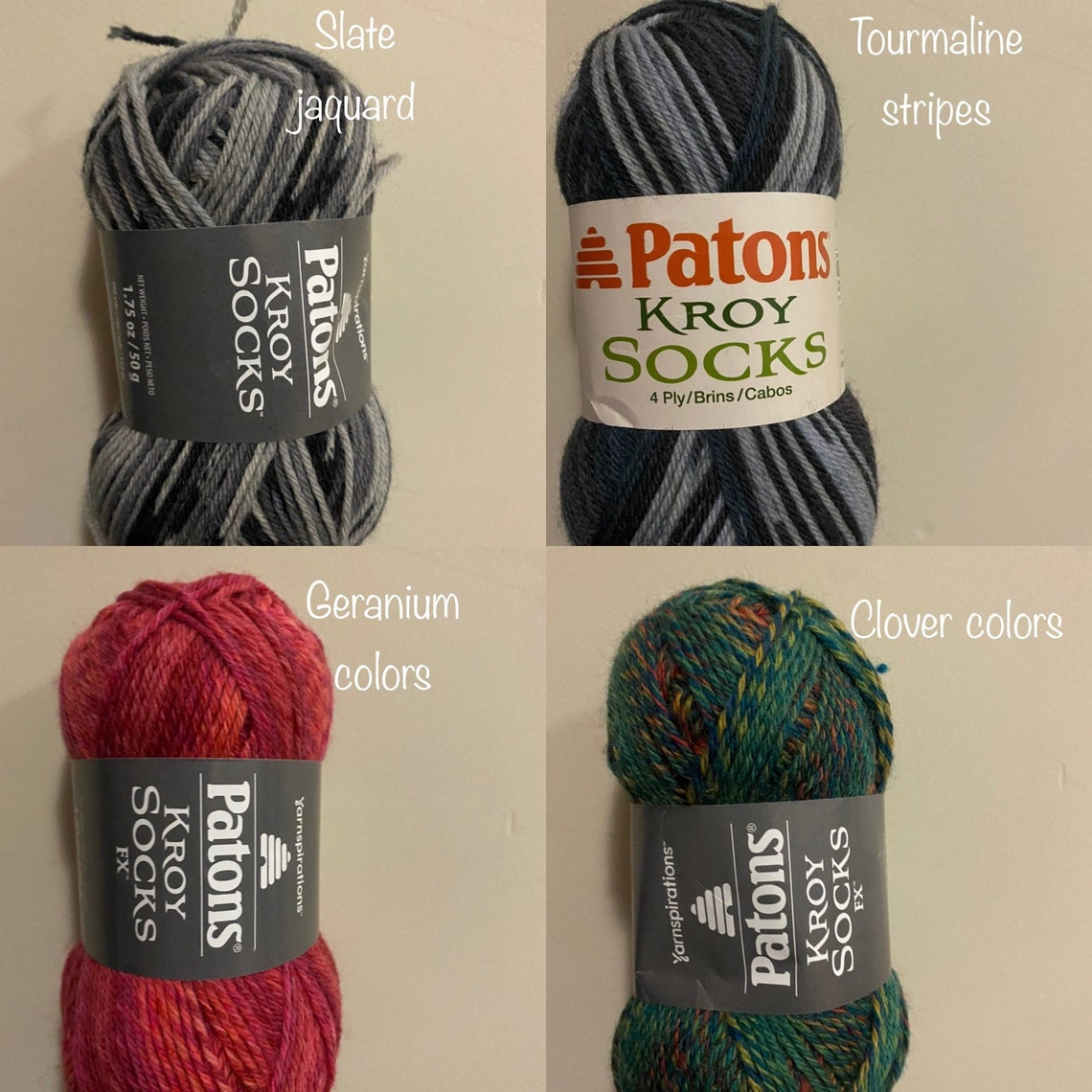 Patons Kroy Socks Yarn - Etsy Canada