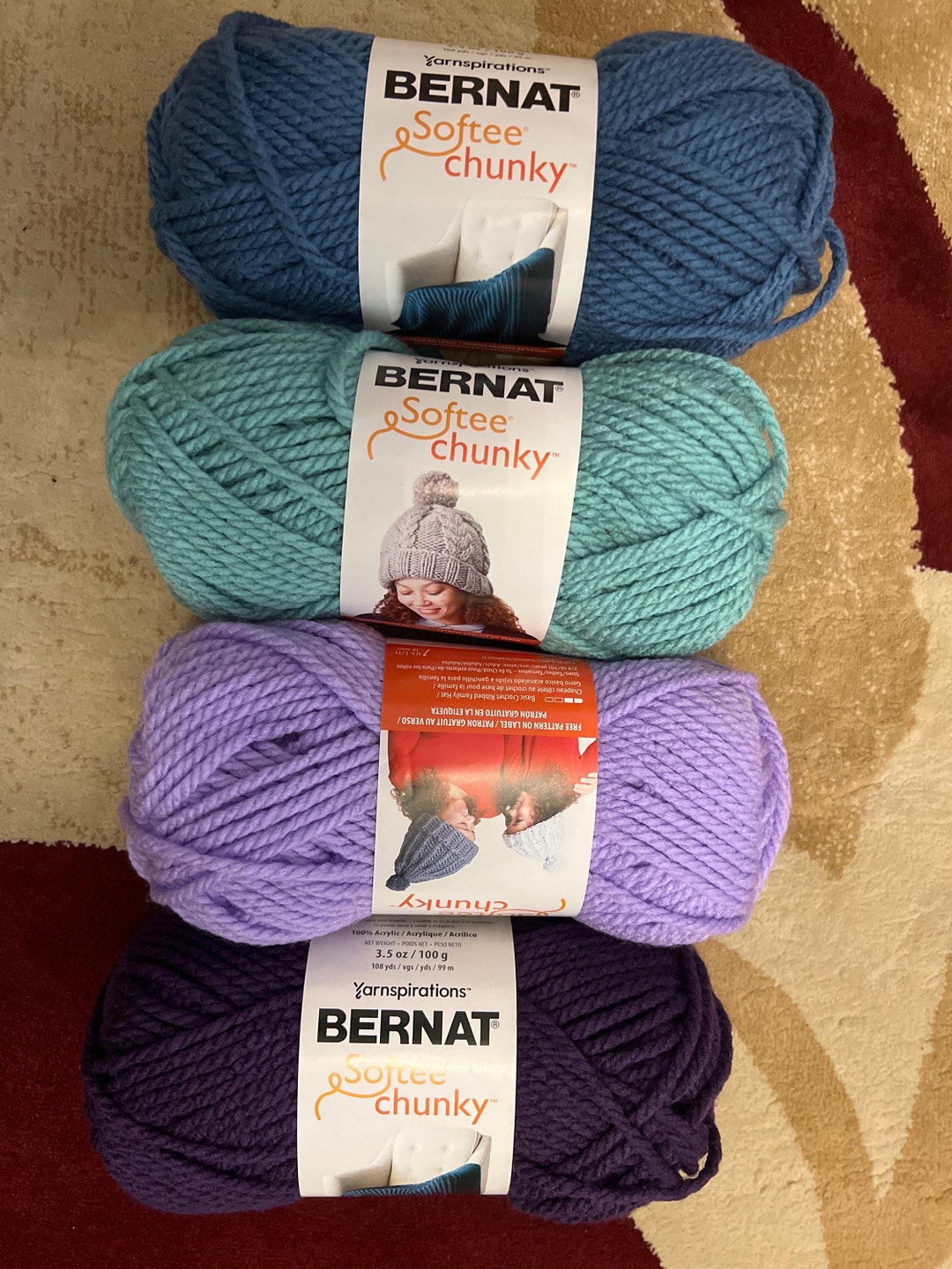 Bernat Softee Chunky Yarn 100g - Etsy Canada