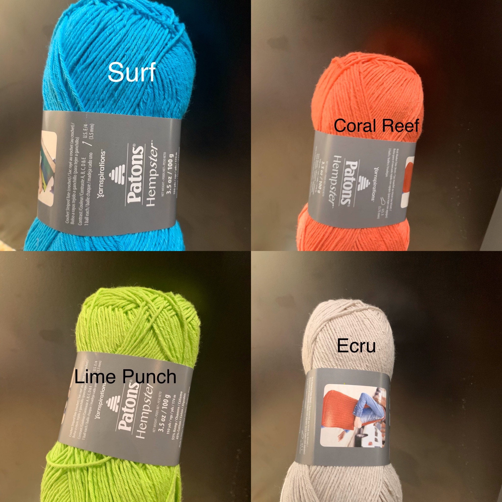 Patons Hempster Yarn - Etsy Canada