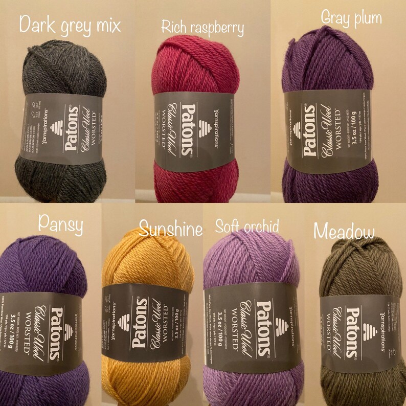 Patons Classic Wool Worsted - Etsy Canada
