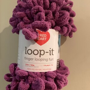 Red Heart Loop It Yarn - Etsy