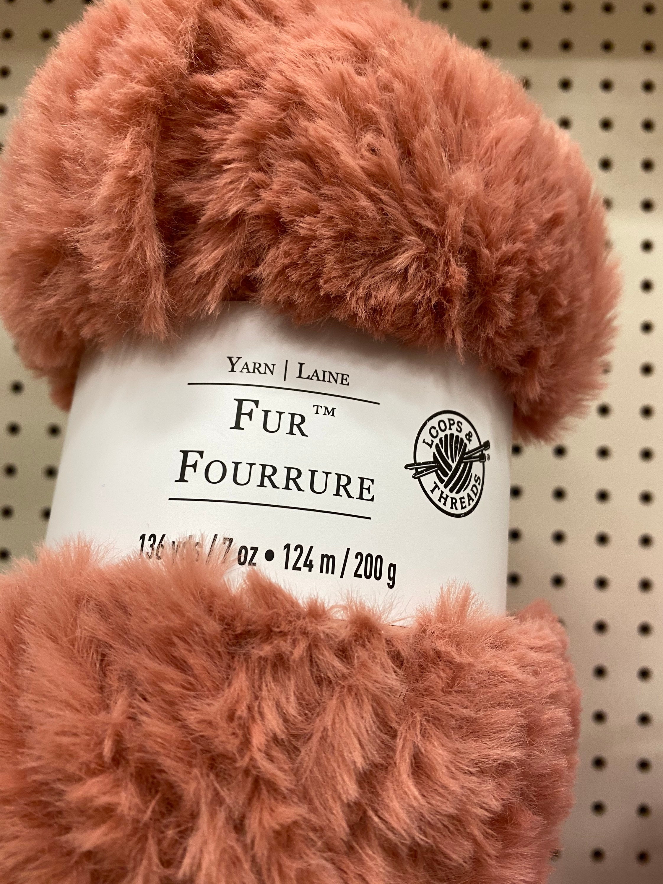 Loops & Threads Fur yarn | Etsy