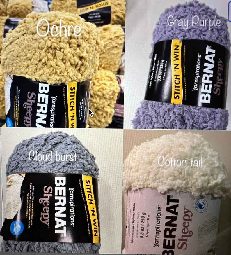 Sheepy Yarn Bernat - Etsy