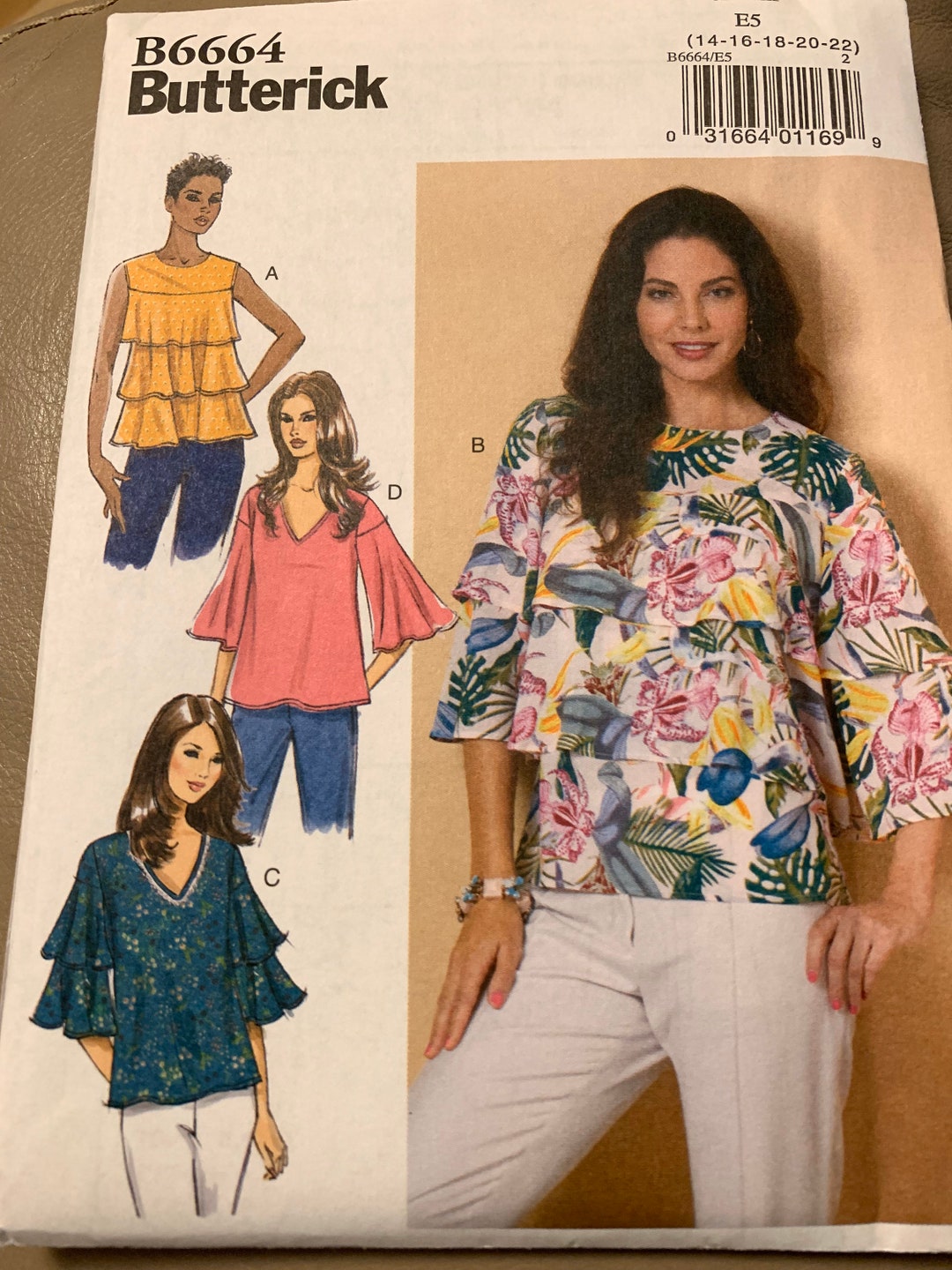 Sewing Pattern Butterick Pattern #B6664 - Etsy