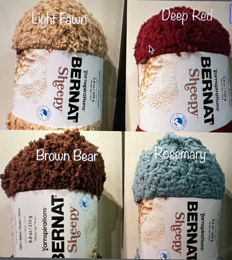 Sheepy Yarn Bernat - Etsy
