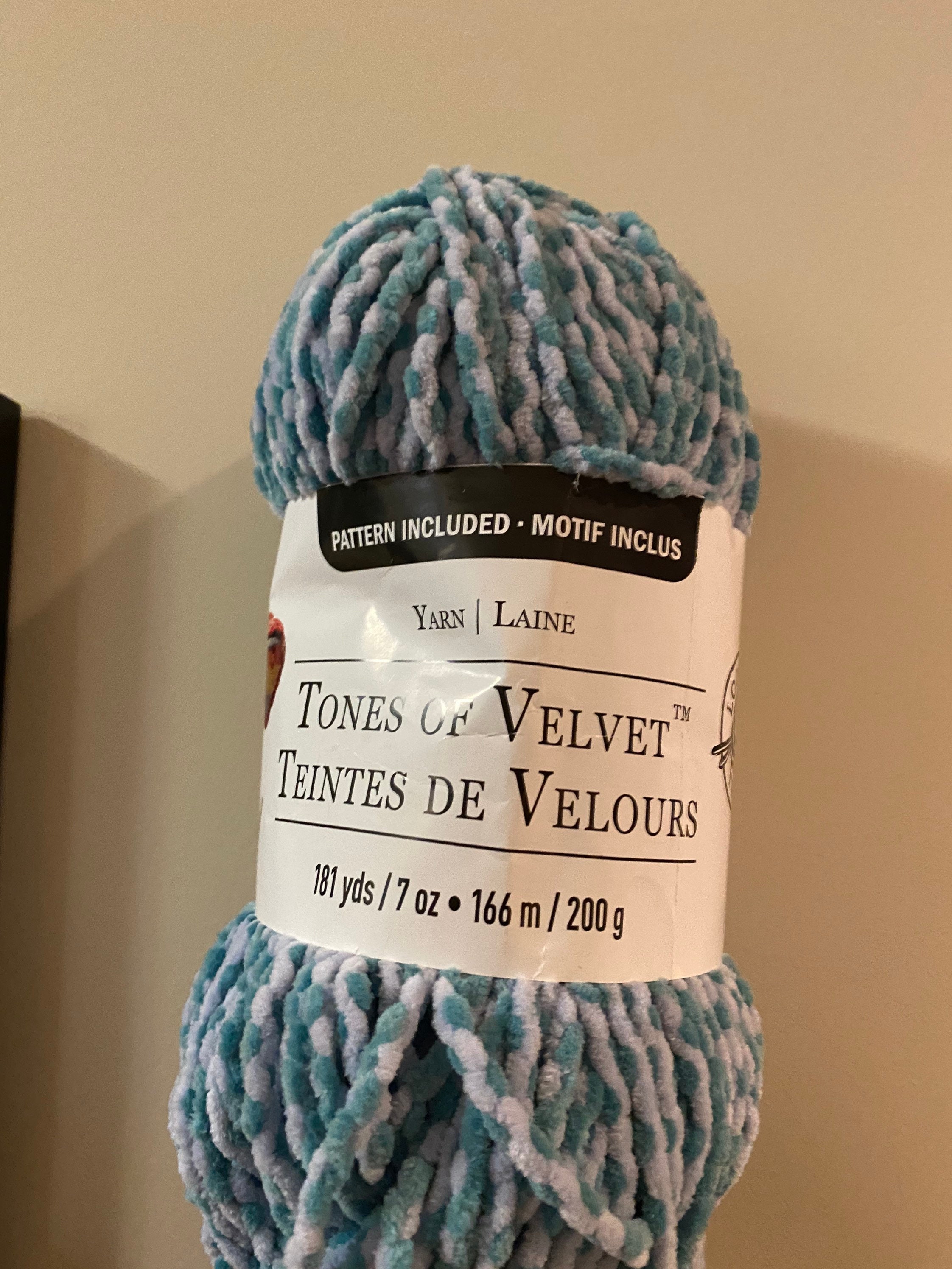 Tones of Velvet Yarn by Loops & Threads - Etsy