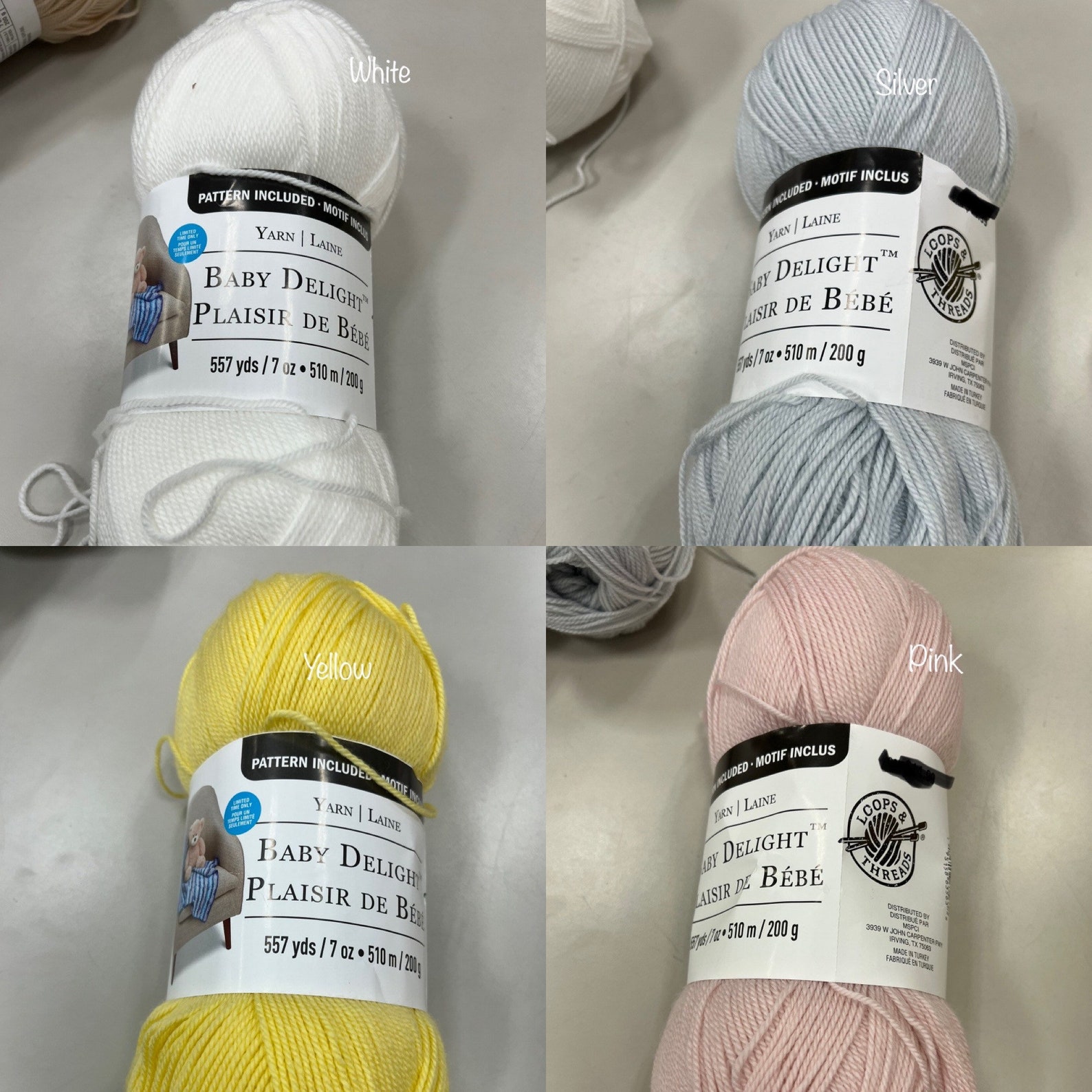 Baby Delight Yarn by Loops & Threads - Etsy Canada