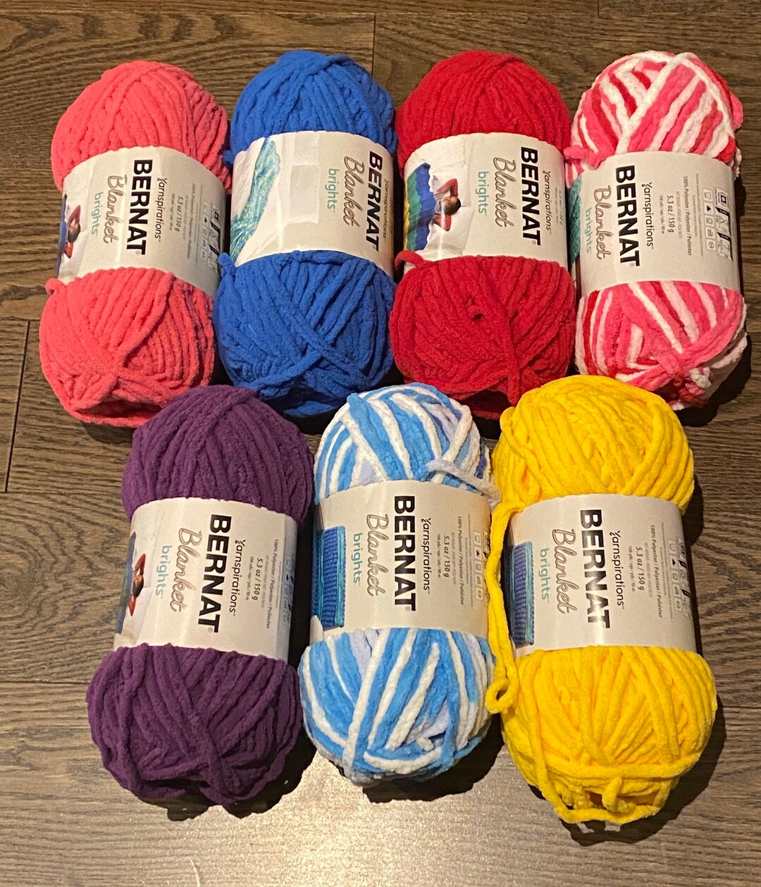 Bernat Blanket Brights Yarn 150g - Etsy Canada