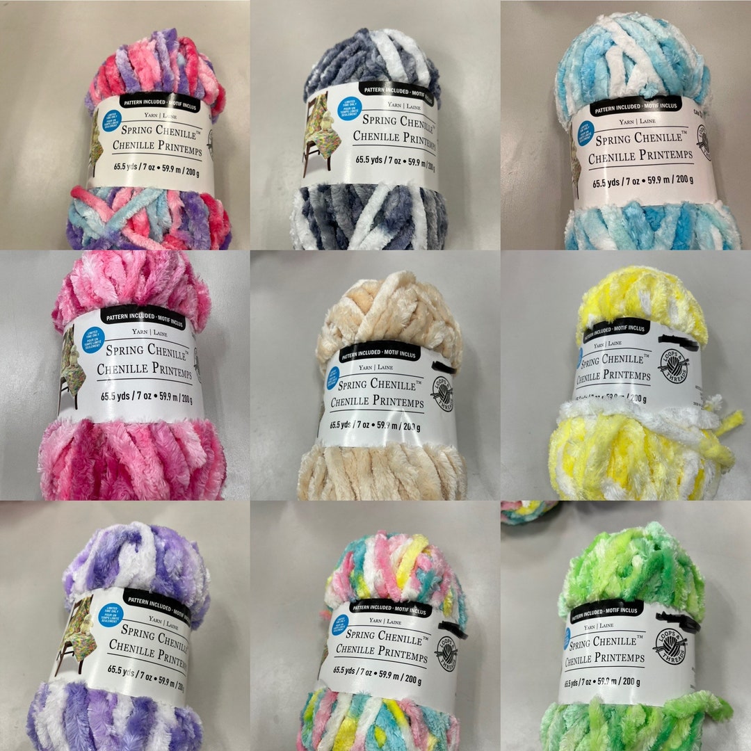 Spring Chenille™ Yarn by Loops & Threads® - Etsy