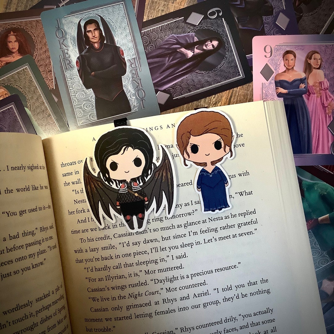 Nesta and Cassian Inspired Magnetic Character Bookmarks - Etsy