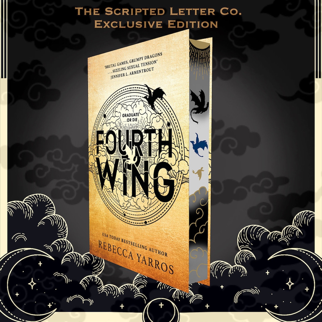 Fourth Wing Exclusive Sprayed Edge Edition - Etsy