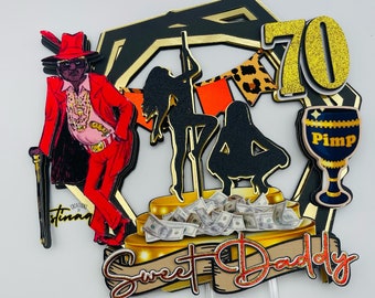 Happy Fucking Birthday Cake Topper, Happy Birthday Cake Topper, Happy ...