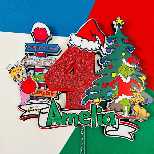 Grinch Tree Toppers - Etsy