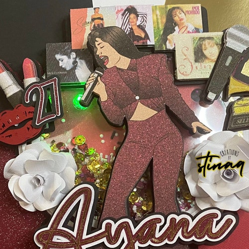 Selena Quintanilla Cake Topper Selena Inspired Cake Decor - Etsy
