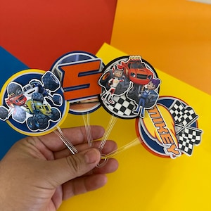 Monster Machines Cake Topper | Blaze Cake Topper - Etsy