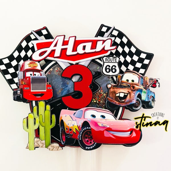 Mcqueen Cake Topper - Etsy