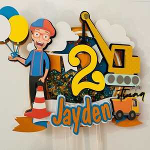 Blippi Inspired Cake Topper | Etsy Canada