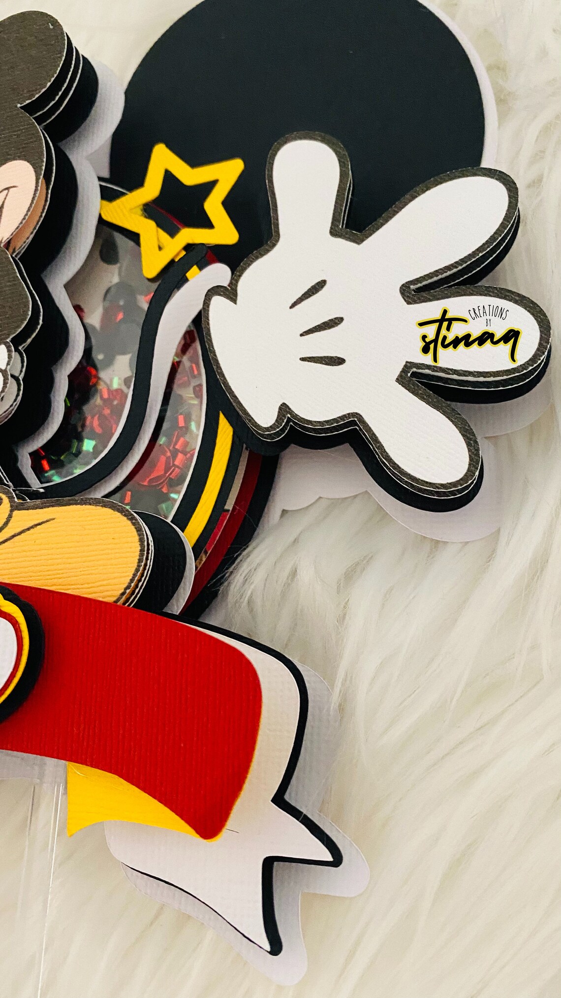 Mickey Mouse Cake Topper - Etsy