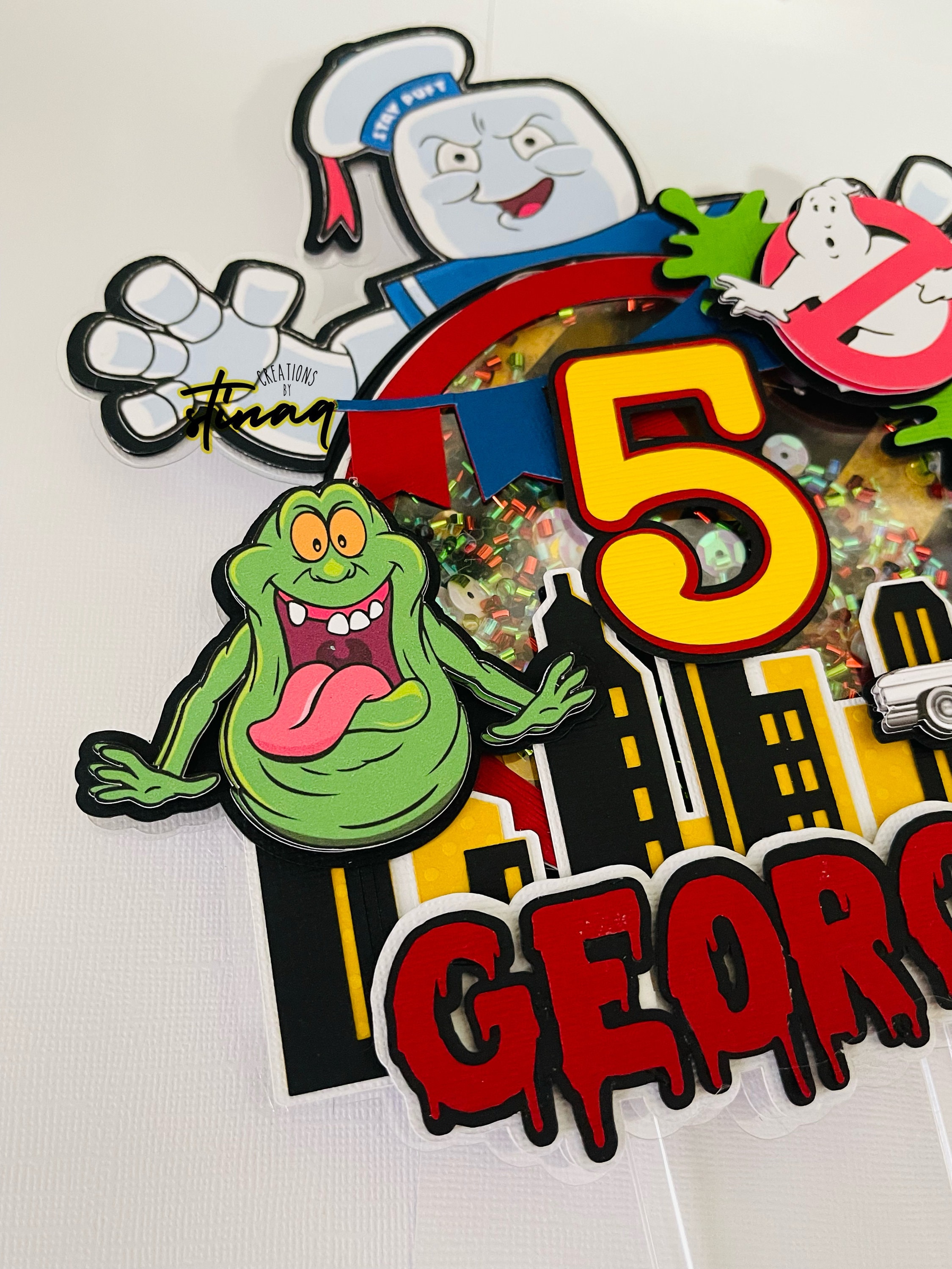 Ghost Busters Inspired Cake Topper - Etsy