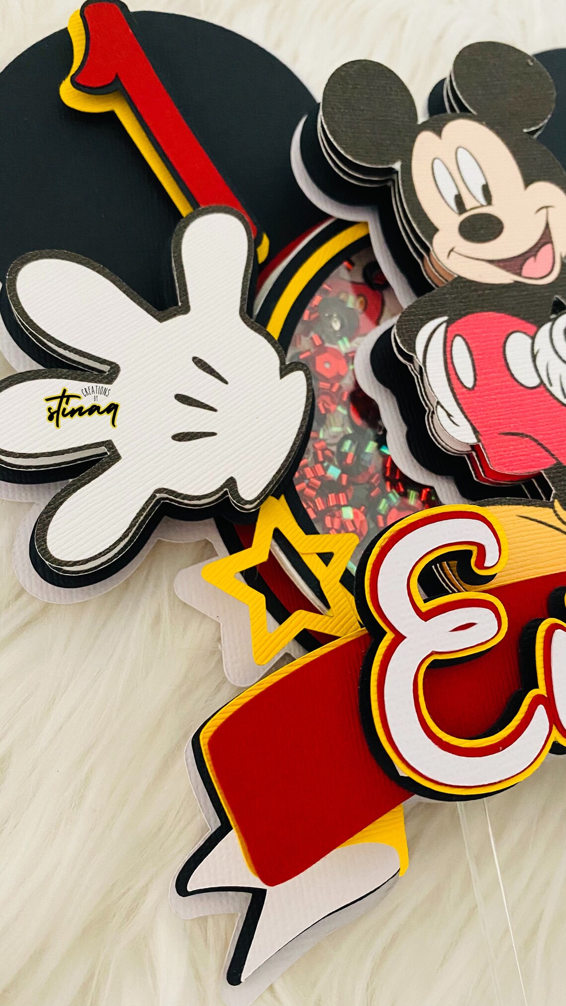 Mickey Mouse Cake Topper - Etsy