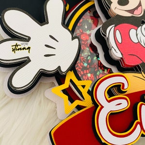 Mickey Mouse Cake Topper - Etsy