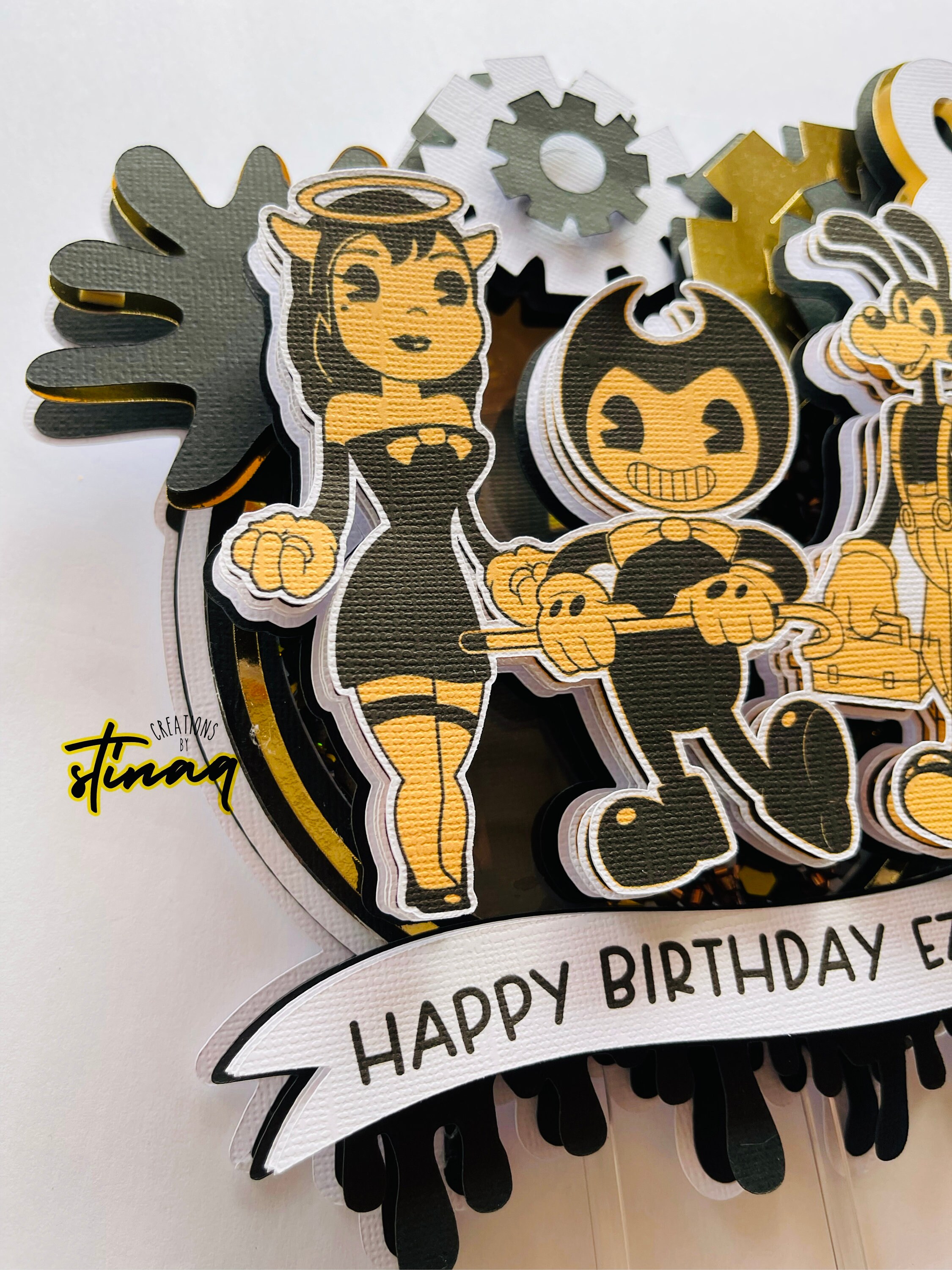 Bendy Cake Topper - Etsy