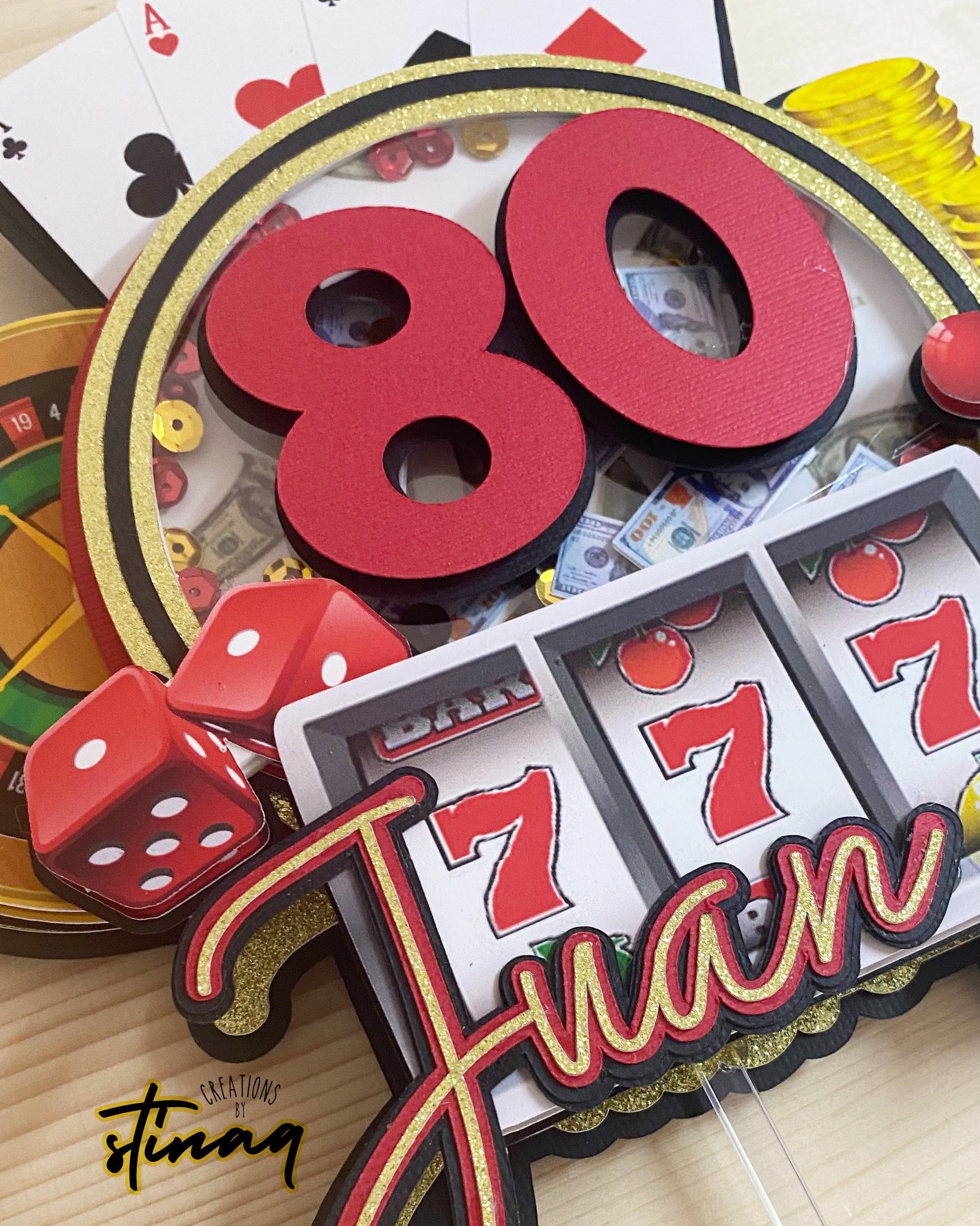 Casino Cake Topper! - Etsy