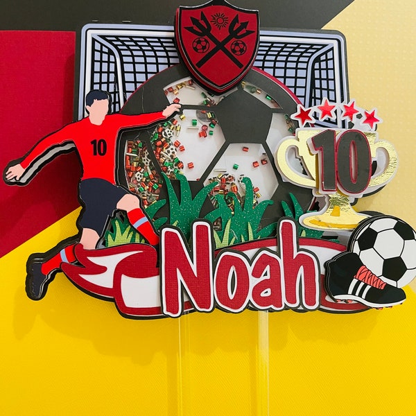 Soccer Cake Topper - Etsy