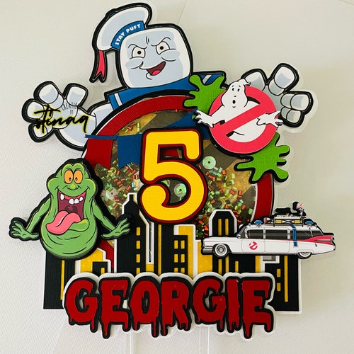 Birthday Cake Topper Ghost Cake Topper slimer Cake Topper - Etsy