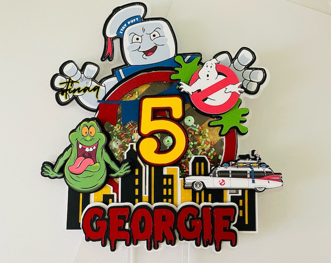 Ghost Busters Inspired Cake Topper - Etsy