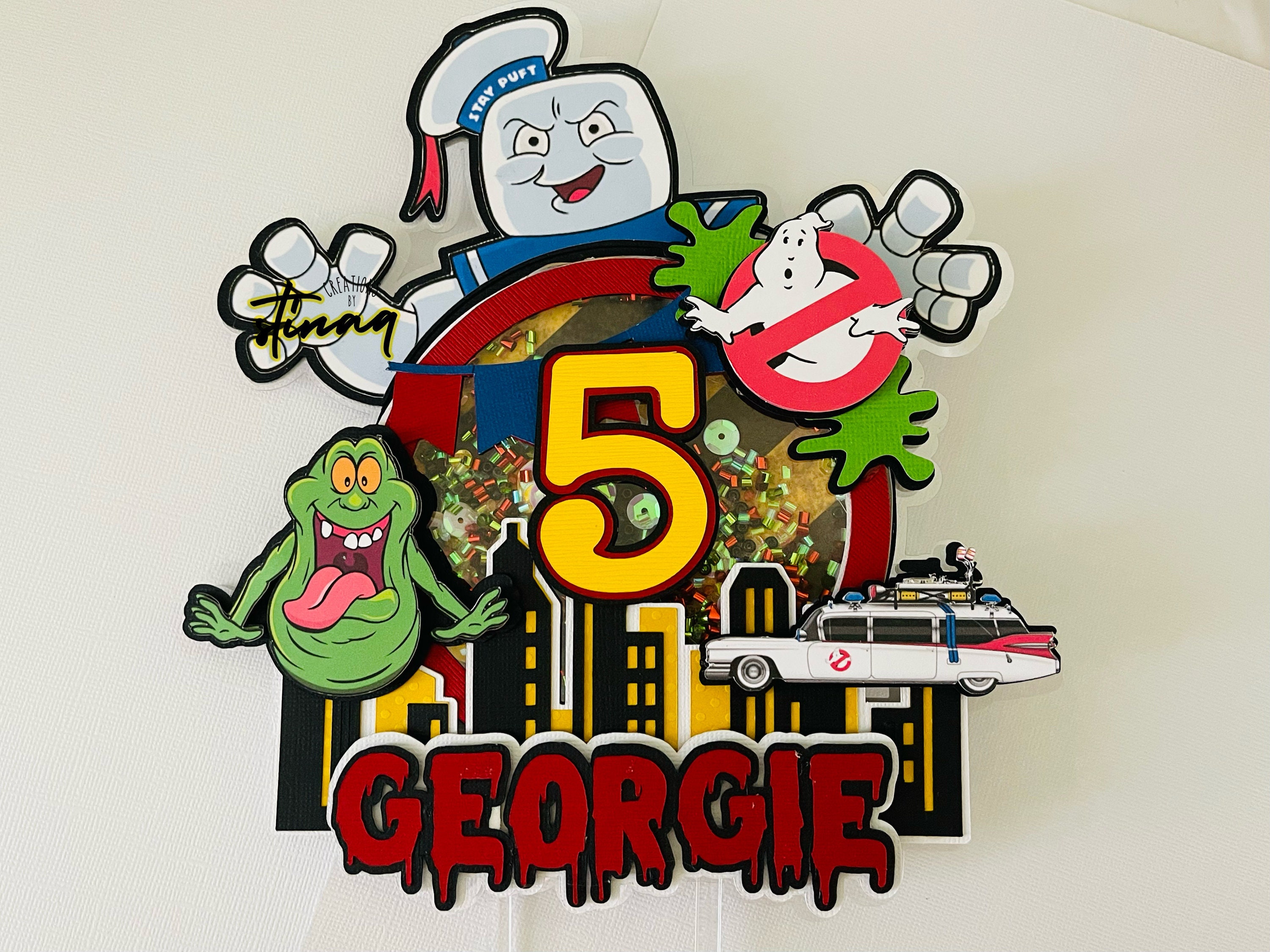 Ghost Busters Inspired Cake Topper - Etsy