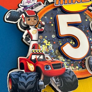 Monster Machines Cake Topper | Blaze Cake Topper - Etsy