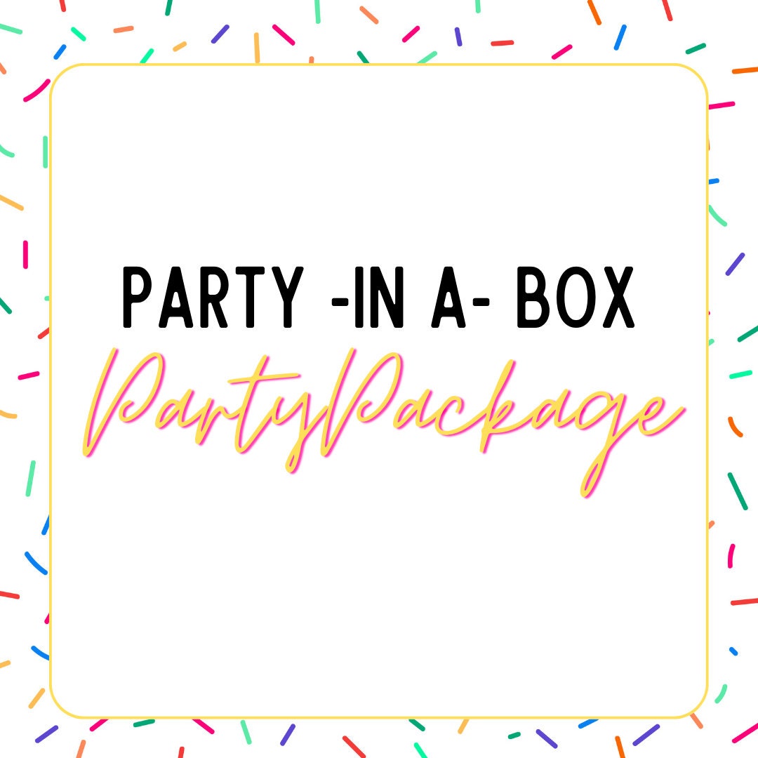 Party -in a - Box Party Package - Etsy