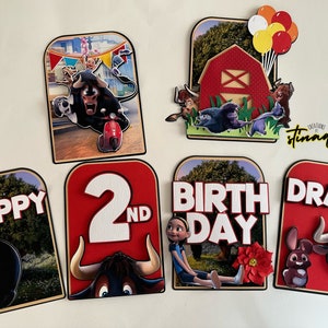 Ferdinand Cake Topper - Etsy