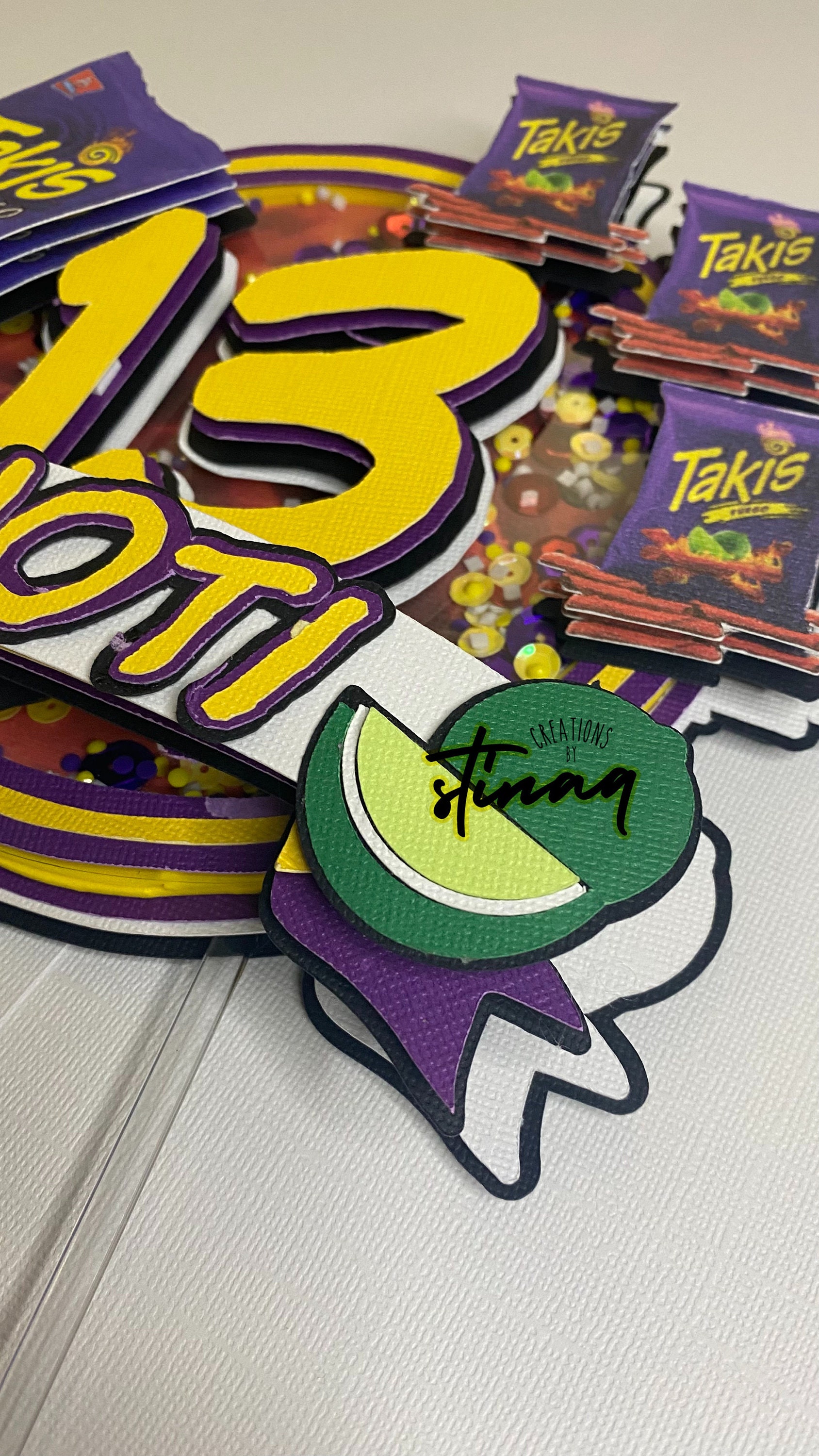 Takis Inspired Cake Topper | Etsy