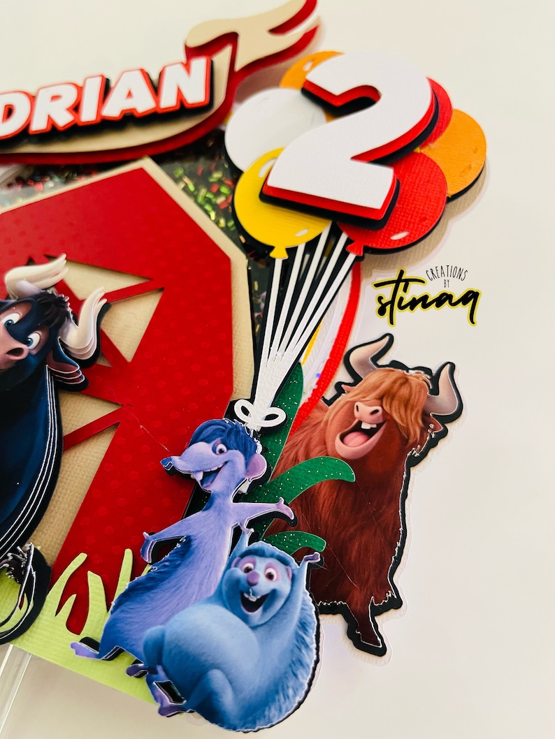 Ferdinand Cake Topper - Etsy