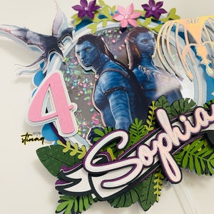 Avatar Inspired Cake Topper - Etsy