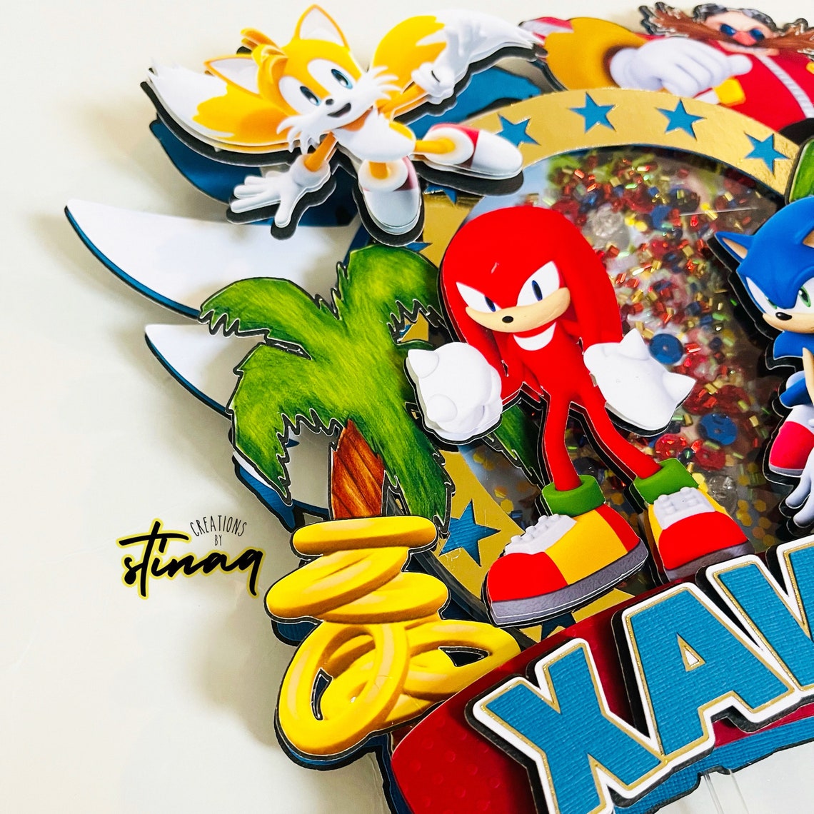 Sonic Cake Topper - Etsy