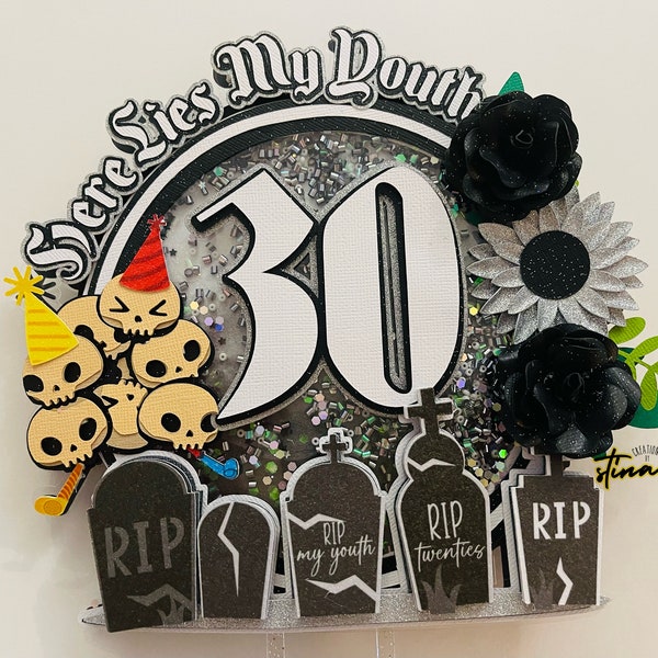 Death Cake Topper - Etsy Canada