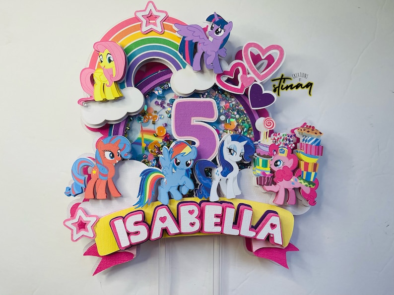 My Little Pony Cake Topper - Etsy