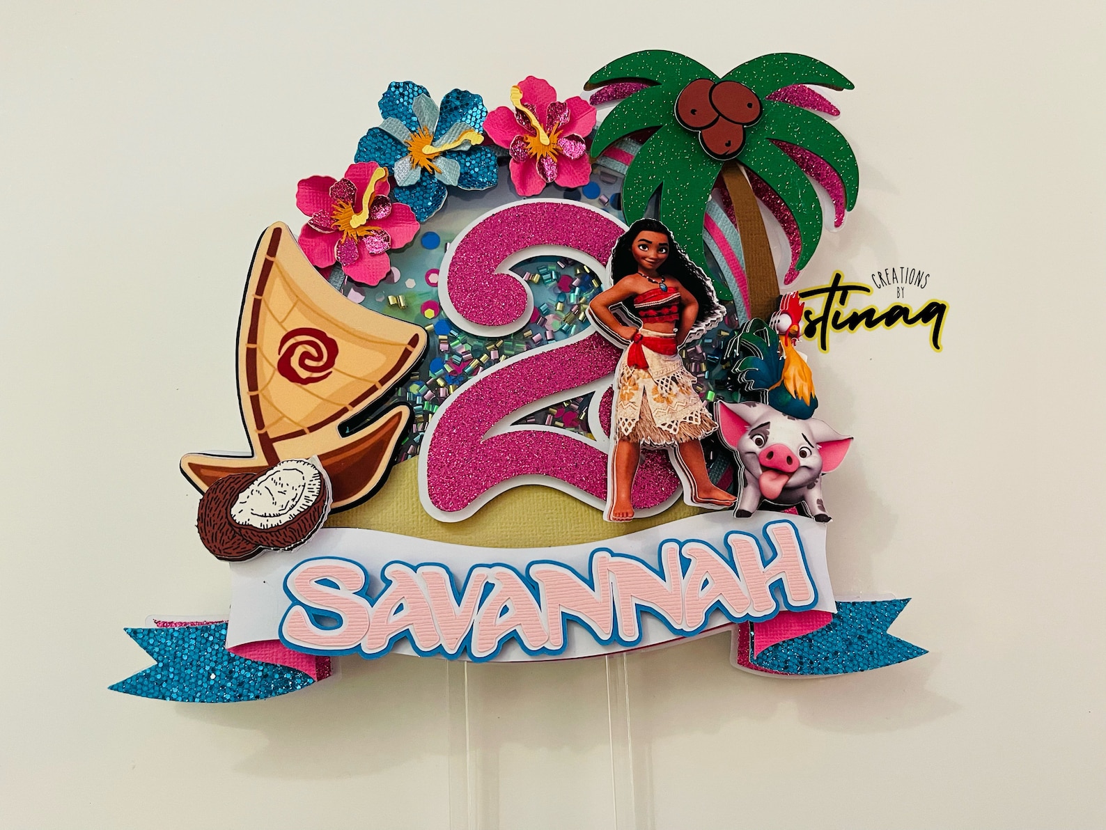 Moana Cake Topper - Etsy