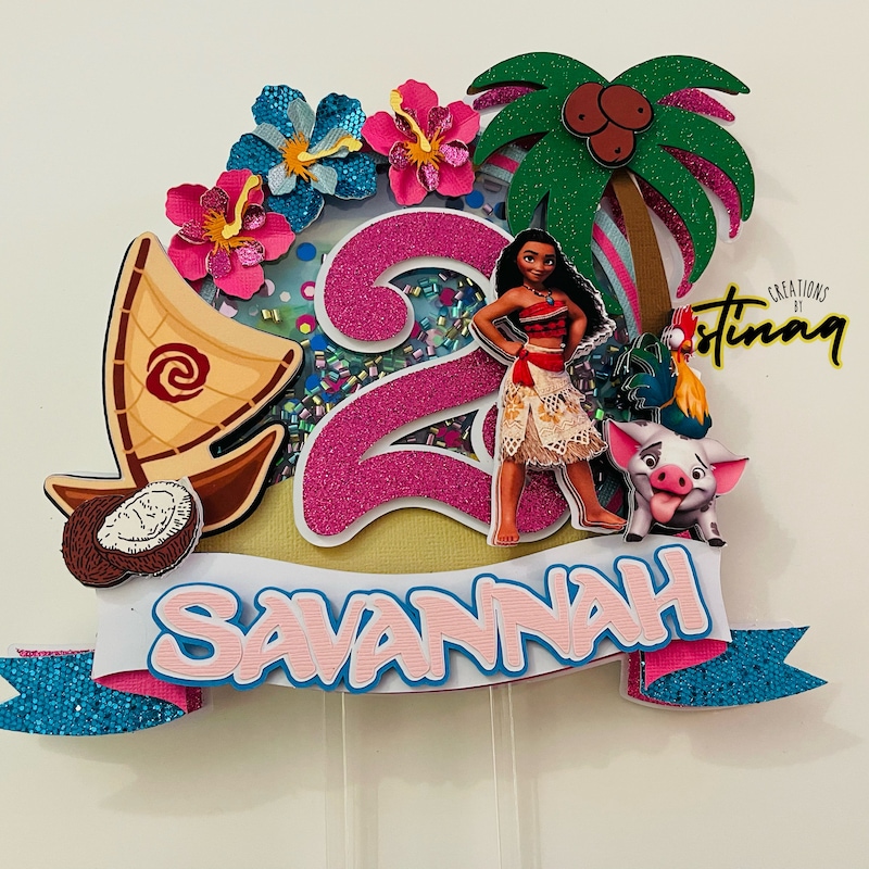 Moana Cake Topper - Etsy