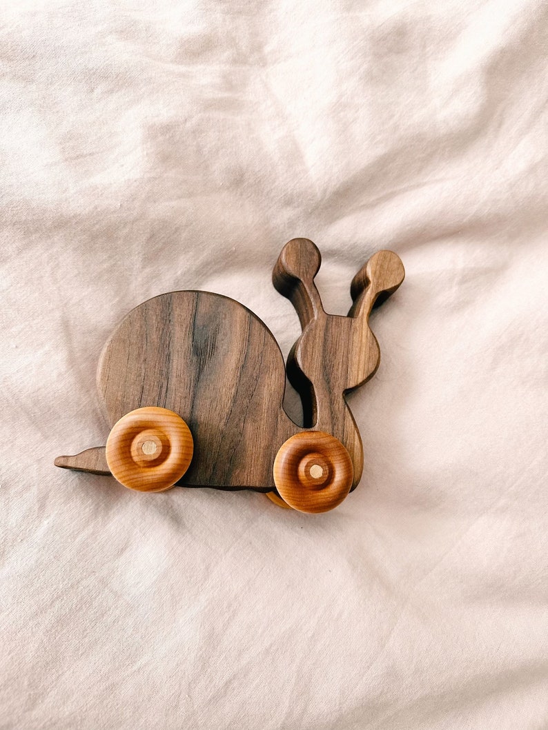 Wooden Snail Toy | Ishmail the Snail | Personalization Available ...